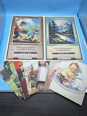 NATIONAL PRESS 1950 Salesman's Sample Book of The National LineArt ...