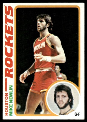1978-79 Topps Basketball Card Mike Newlin Houston Rockets #124 EX-MT+ ...
