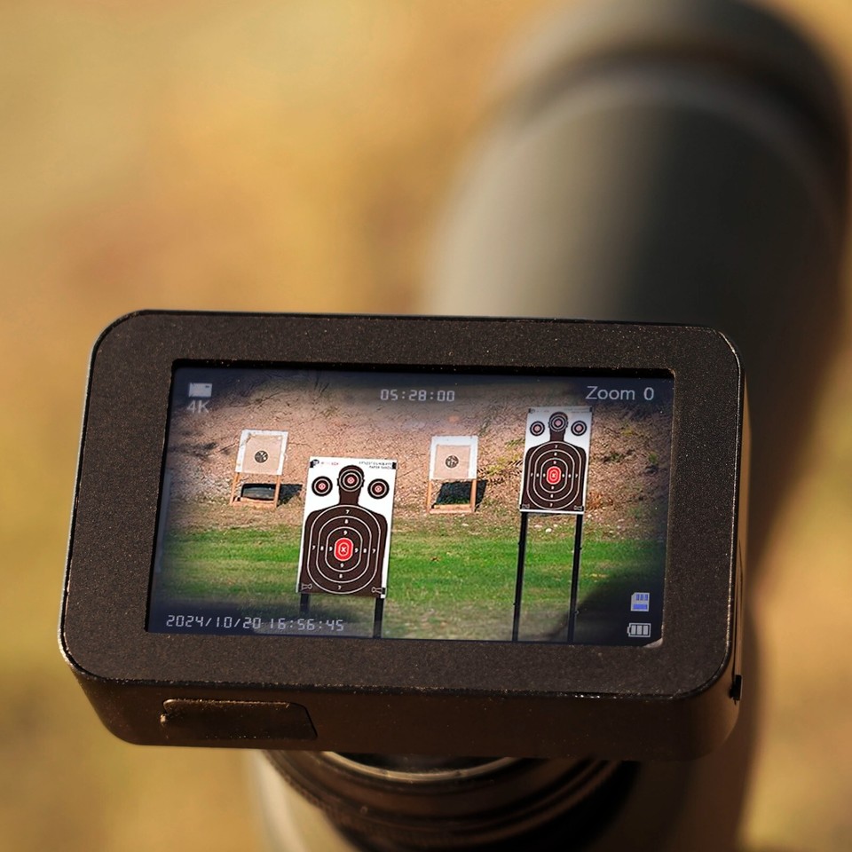 4K Spotting Scope Camera w/ 3" Display, SD Video, Scope Camera Clip ...