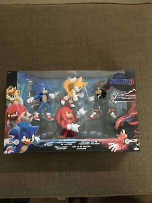 Sonic 3 Movie 4 Pack Figures Jakks Light-up 5" New Sealed 2024 ...