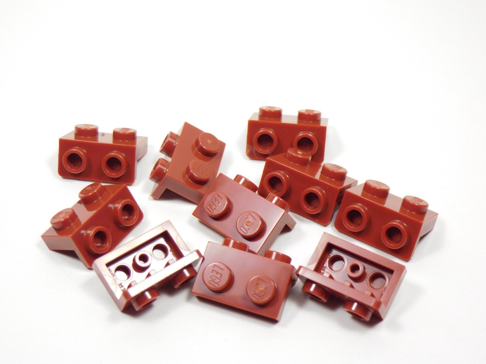 LEGO Lot of 10 Dark Red 1x2-1x2 Brackets G10 | eBay