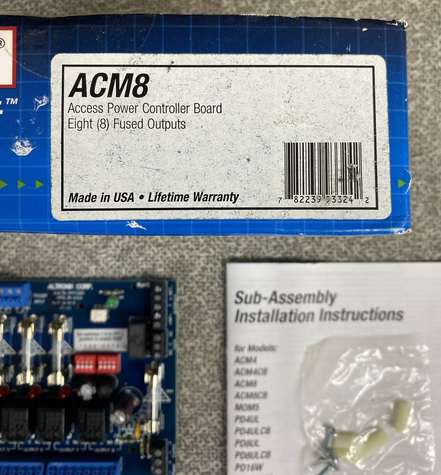 Altronix ACM8 Access Power Controller Board 8 Fused Outputs for sale ...