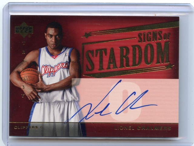2004-05 Upper Deck Trilogy - Signs of Stardom #SI-LC Lionel Chalmers ...