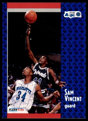 1991-92 FLEER SAM VINCENT ORLANDO MAGIC #333 | eBay