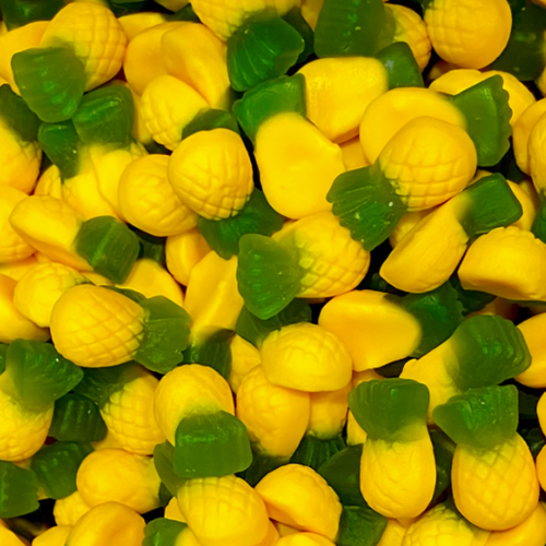 1 X 1KG BULK BAG ALLENS ALLEN'S PINEAPPLE FRUIT FLAVOURED GUMMY GUMMI ...
