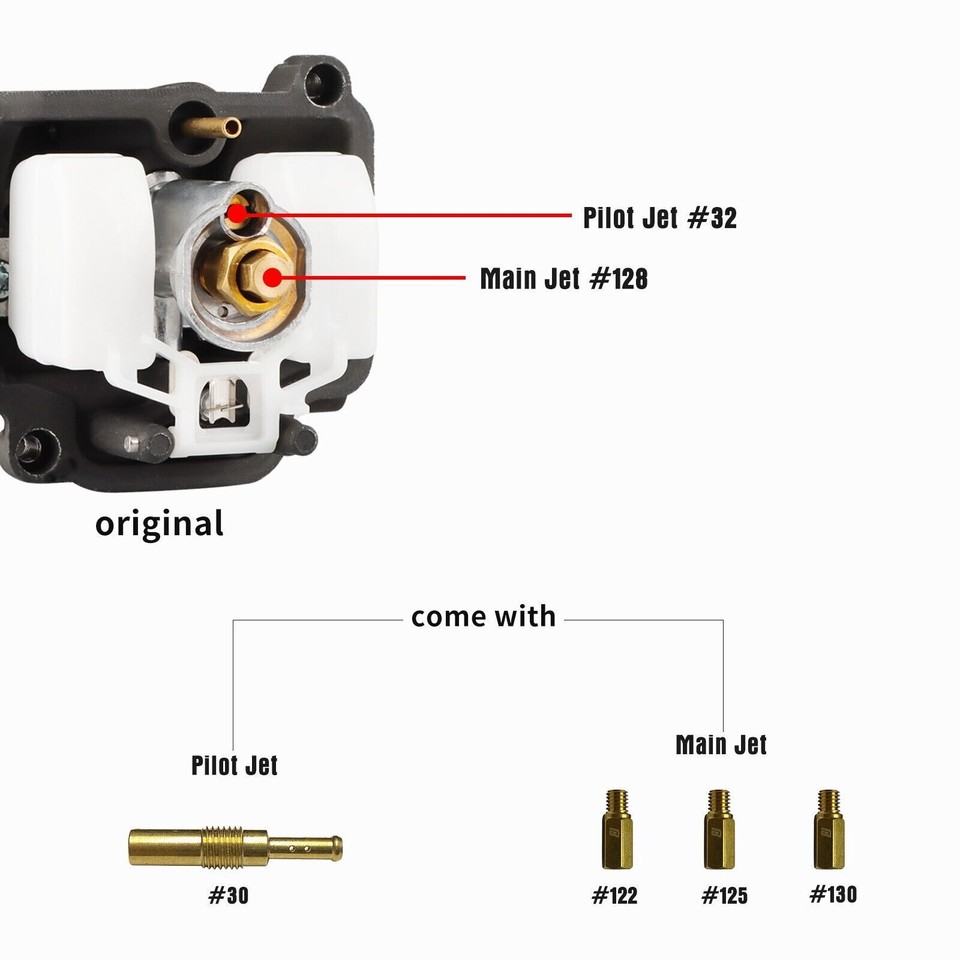 NIBBI Pre-Jetted PWK 32mm Carburetor For YAMAHA DT200WR DT200S RZ250 ...