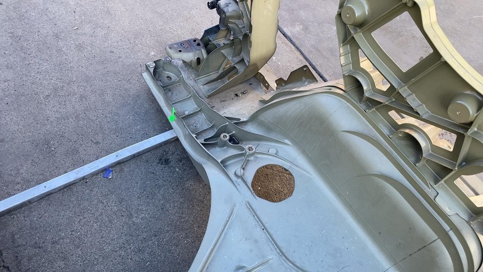 2024-2025 Tesla Cybertruck Rear Cast Under Body Frame Structure (DAMAGE ...