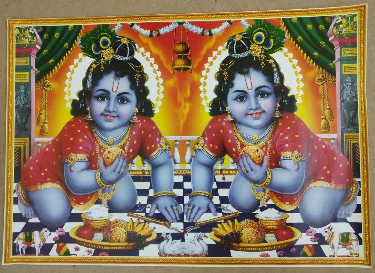 Indian God Baby Krishna