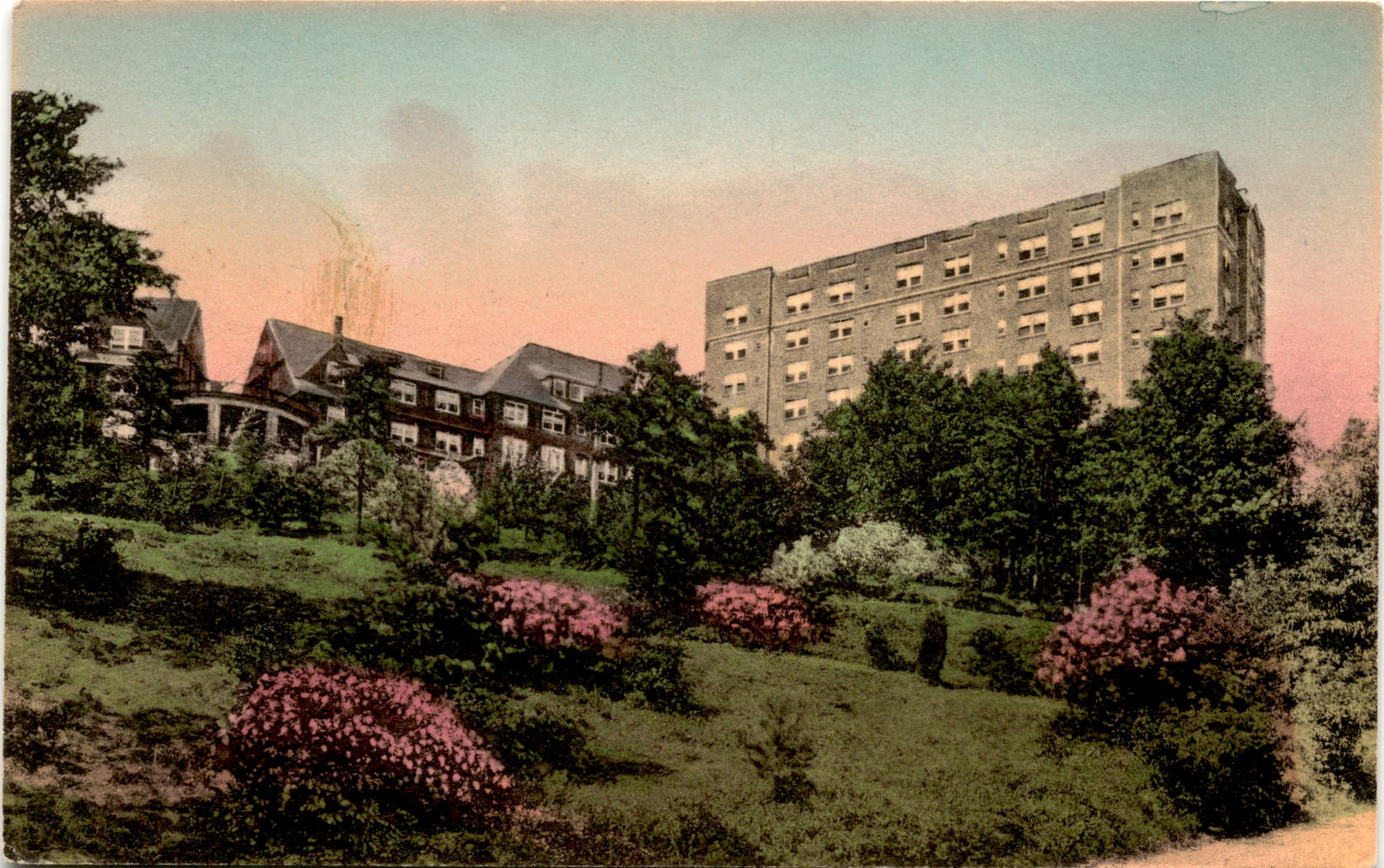 Vintage postcard of Pocono Manor Inn | eBay
