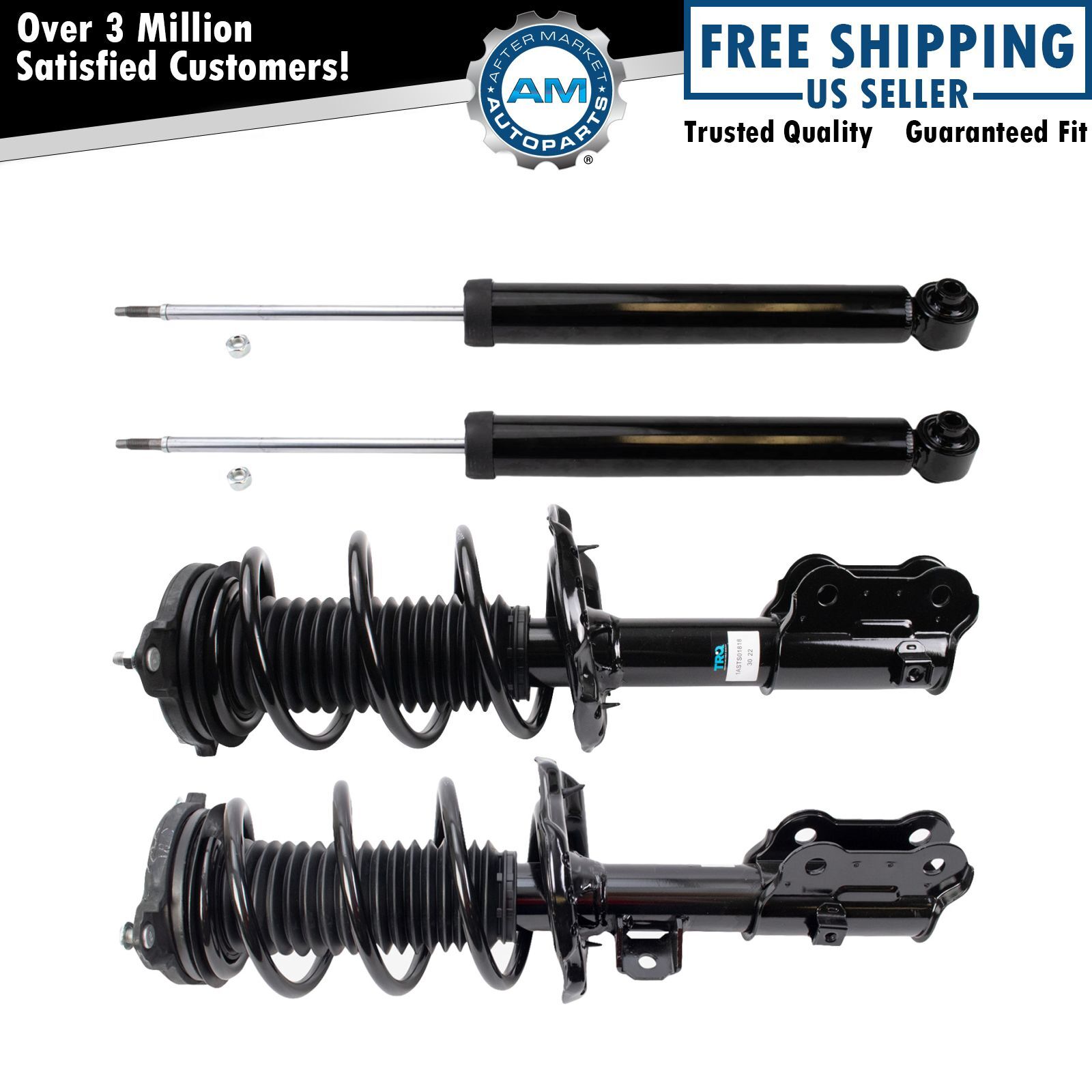 Front Complete Struts & Rear Shocks Fits 2017-2020 Hyundai Elantra | eBay