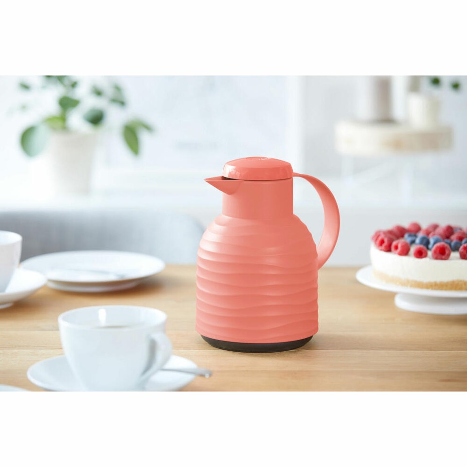 Emsa vacuum jug teapot coffee pot SAMBA WAVE QP plastic Navy 1 L | eBay