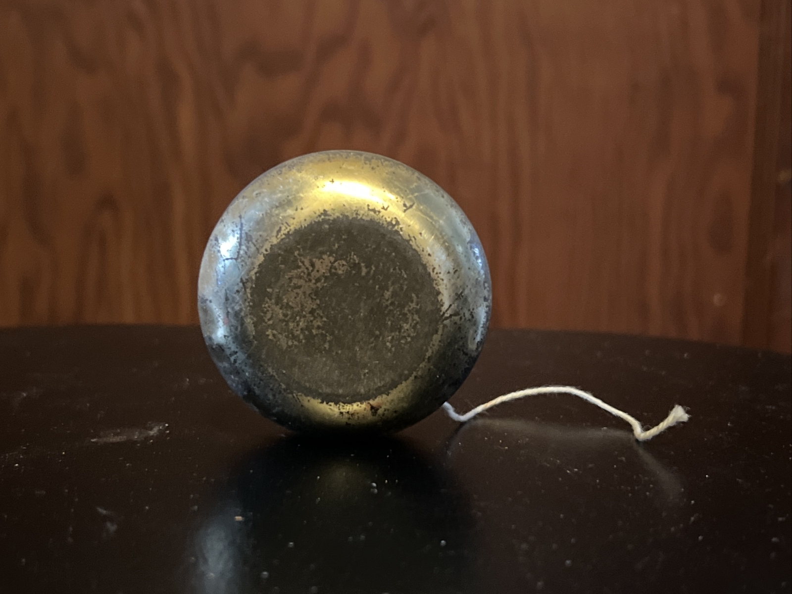 Rare Antique Vintage Metal Yo-Yo w/ String Tin Children Toy Yo Yo ...