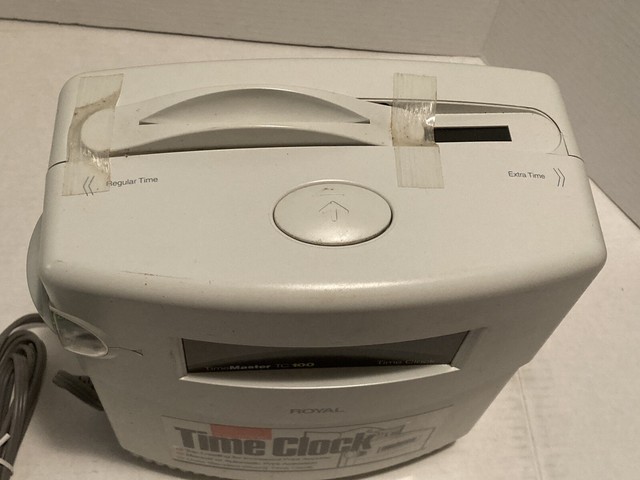 Royal Tc100 Top Load Electronic Time Clock - 17045d for sale online | eBay