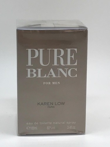Pure Blanc by Karen Low Eau de Toilette Spray 3.4 oz / 100 ml for Men ...