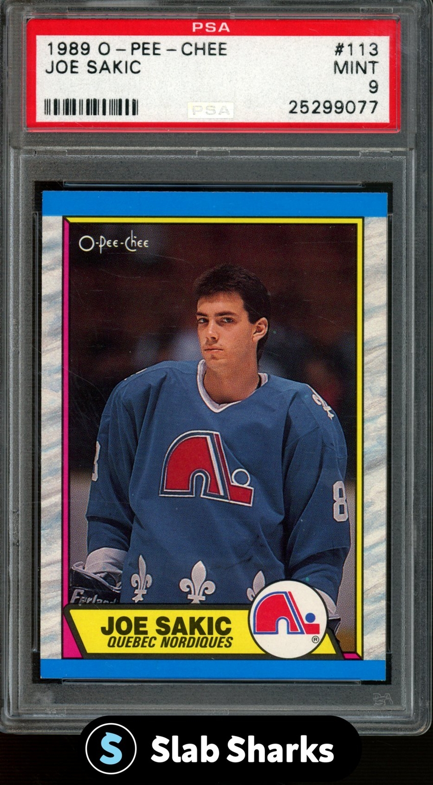 1989 O-PEE-CHEE OPC #113 JOE SAKIC ROOKIE RC HOF MINT PSA 9 | eBay