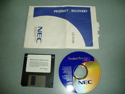 Vintage NEC Ready 9732 Desktop Computer Product Recovery Kit | eBay