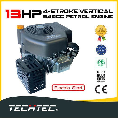 13HP Vertical Shaft Petrol Engine For Ride On Mowers 4-Stroke OHV ...