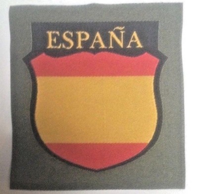 GERMAN ARMY SPANISH VOLUNTEERS SLEEVE SHIELD insignia patch for sleeve ...