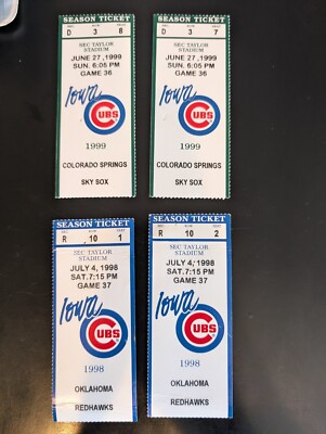 Iowa Cubs baseball tickets | eBay