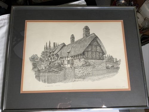 Signed Anthony John Print, Anne Hathaway’s Cottage, Framed 18” X 23” | eBay