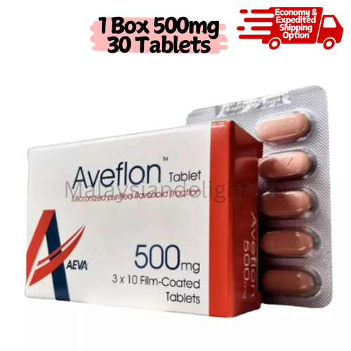 Aveflon 500mg 30 Tablets – Treatment for Hemorrhoids / Piles Relief | eBay