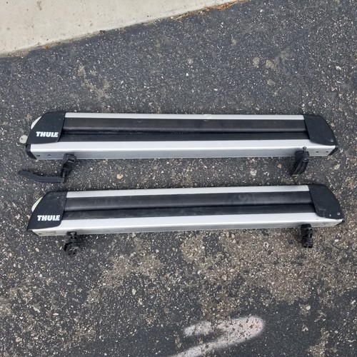 Set of Thule Ski Snowboard Roof Racks 29" w/ Locks & Key | eBay