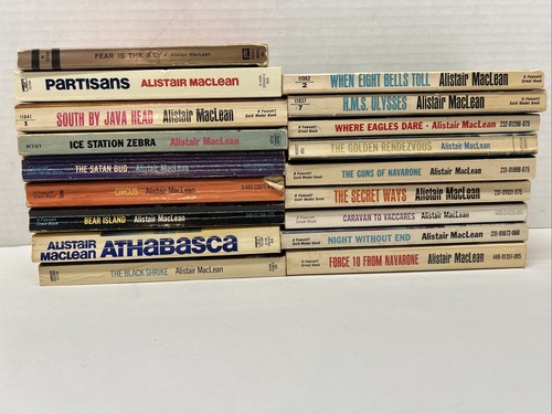 Lot of 18 Alistair MacLean Vtg Mass Market Paperback Books: | eBay