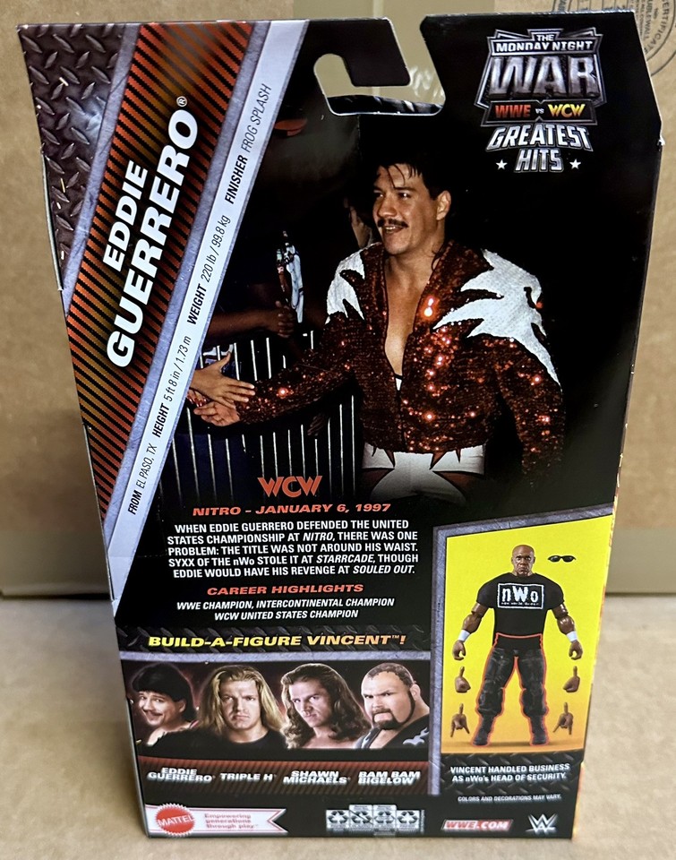 WWE Elite Monday Night Wars Greatest Hits EDDIE GUERRERO Wrestling ...