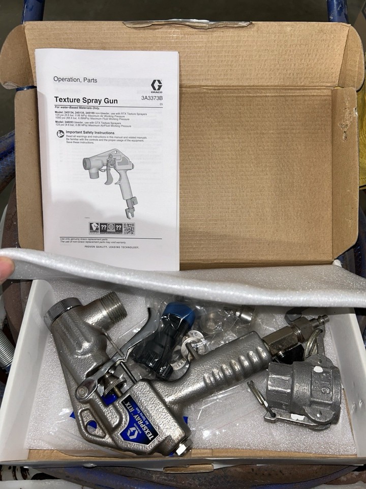 Graco Texture Sprayer TEXSPRAY RTX 1500 with $600 new gun & hose | eBay