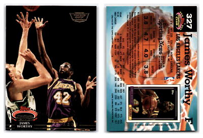 1992-93 Stadium Club Members Only #327 James Worthy - Los Angeles ...