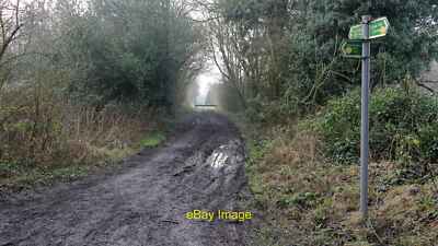 Photo 6x4 Looking toward Tibshelf Ponds from Saw Pit Lane Lane End At ...
