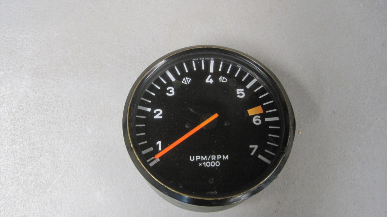 VINTAGE VDO TACHOMETER 7 000 RPM # 230/086/001 MADE IN GERMANY for sale ...