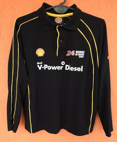 SHELL V-Power Diesel 2008 Le Mans 24 Hours Winner Polo Shirt Audi Sport ...