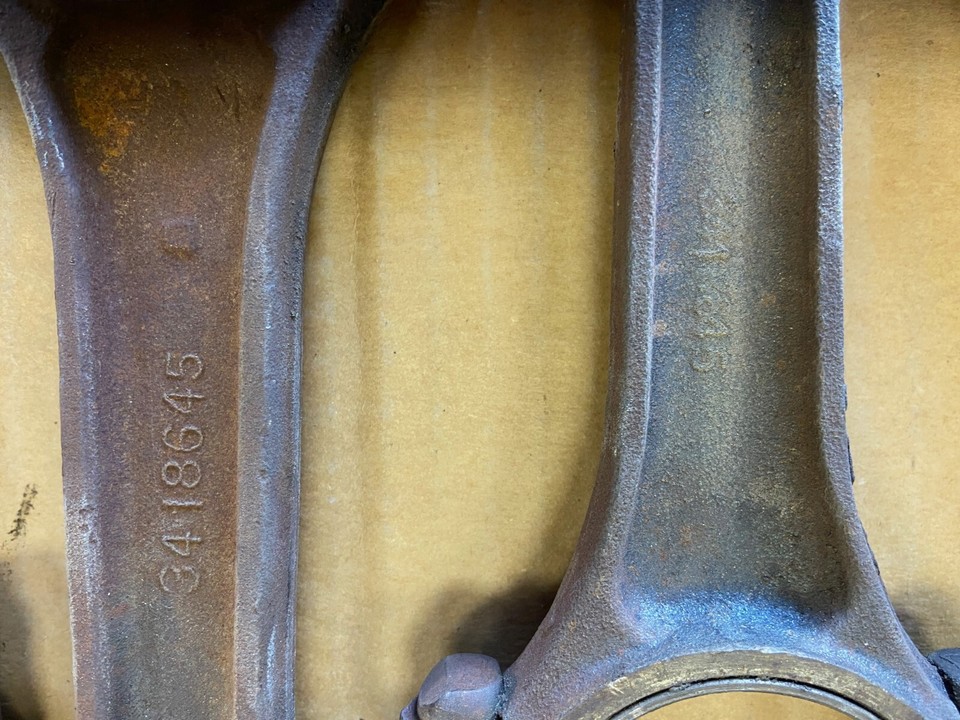 6 Mopar Small Block Plymouth Dodge 340 360 Connecting Rods 3418645 Only ...