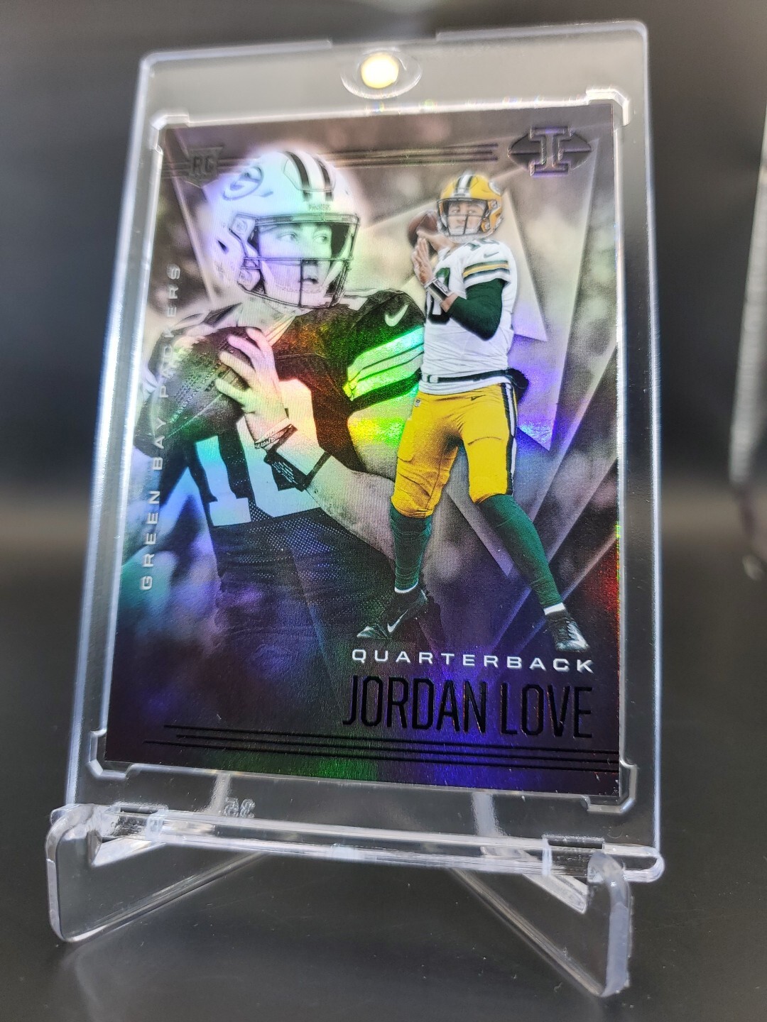 Jordan Love ROOKIE CARD RAINBOW HOLO FOIL 2020 ILLUSIONS RC #10 PACKERS ...