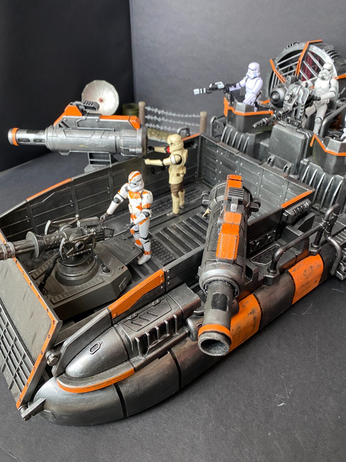 Star Wars Hovercraft Stormtrooper Assault Transport Empire Vintage ...