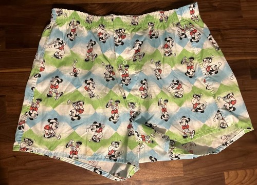 Vintage Large Mickey Mouse It’s A Boxer Boxer Shorts USA Golf Perma ...