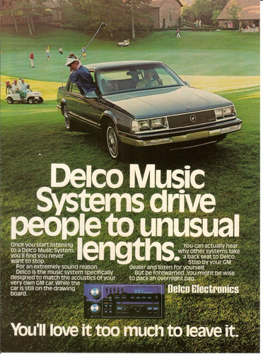 1986 Delco Electronics Vintage Magazine Ad Buick on a Golf Course | eBay