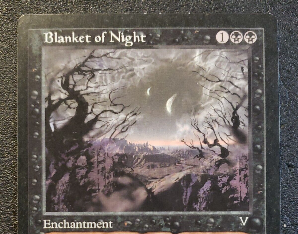 Blanket of Night Visions NM Black Uncommon MAGIC THE GATHERING CARD ...