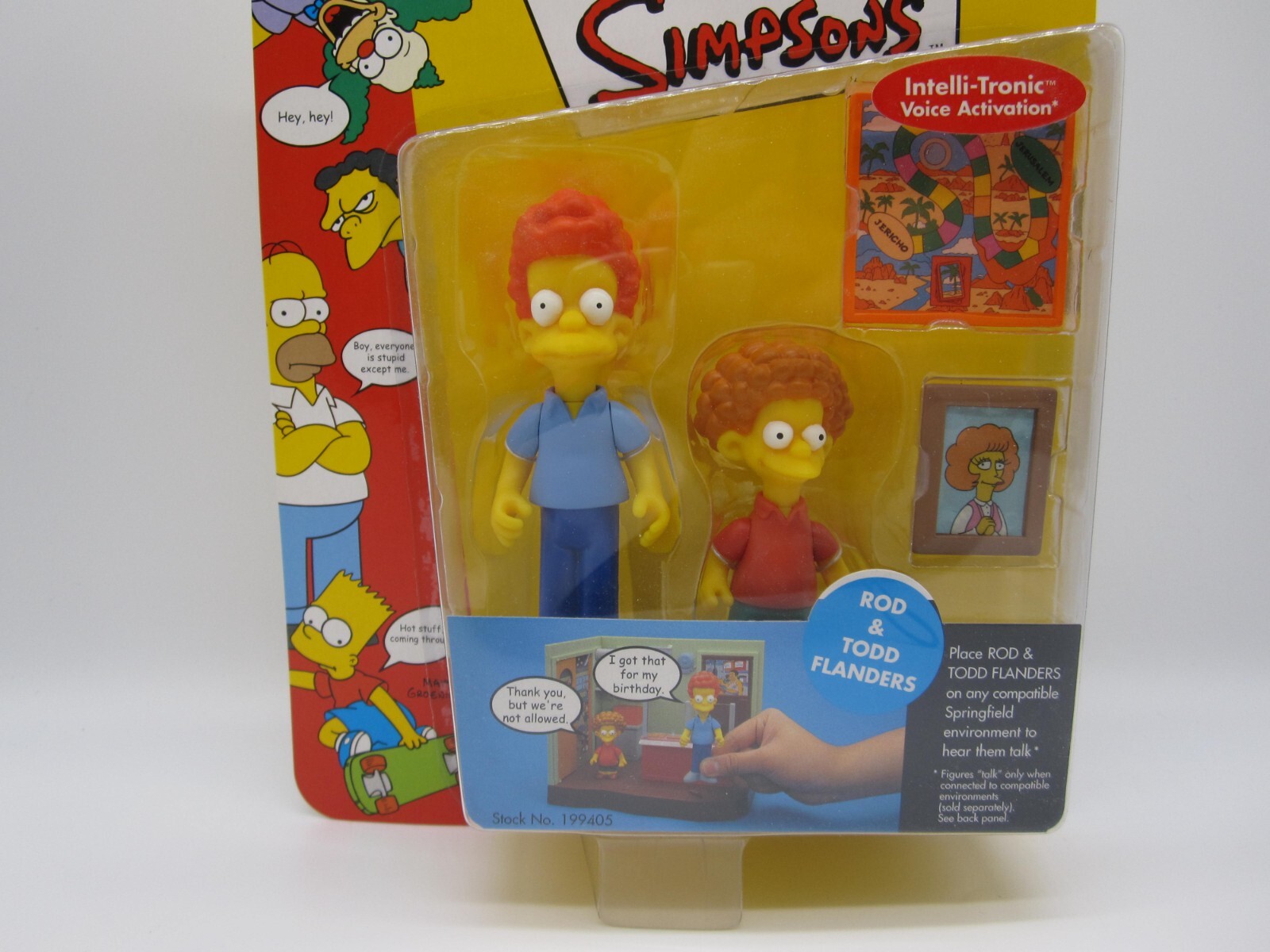 The Simpsons Rod & Todd Flanders World of Springfield Playmates Figure ...