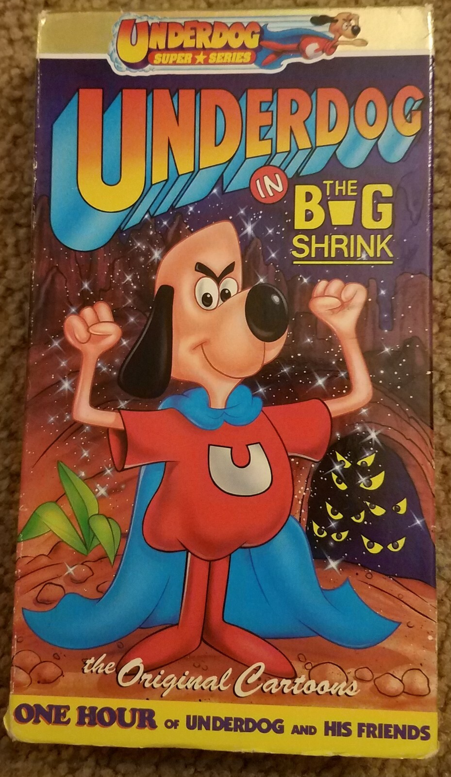 Underdog The big shrink Vhs tape collection of cartoons(TESTED WORKS ...