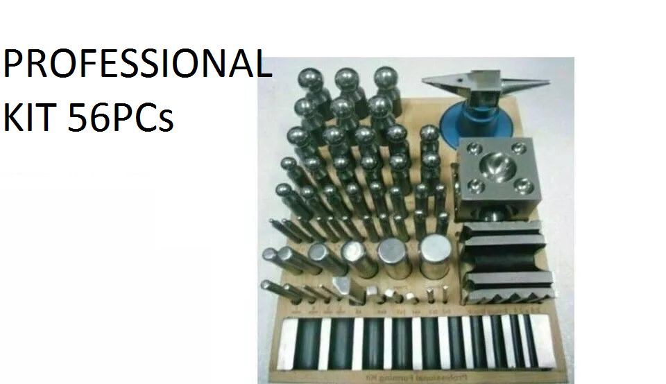 PROFESSIONAL FORMING KIT 56PCs SET FOR JEWELLERY MAKING TOOLS DOMING ...