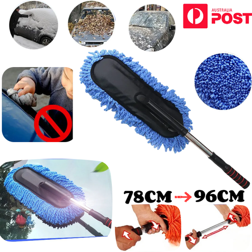 Car Wash Duster Mop Microfiber Telescoping Dusting House Cleaning Brush ...