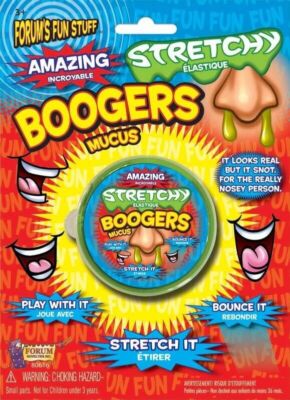 STRETCHY BOOGERS - Mucus Play Slime Nasty Gross Snots - Gag Prank Joke ...