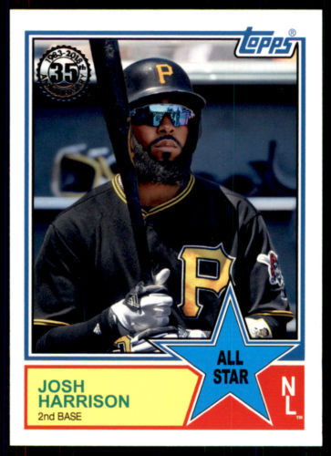 2018 Topps # 83AS-29 JOSH HARRISON All Star 1983 Insert Pittsburgh ...