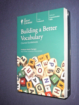 Teaching Co Great Courses DVDs : BUILDING a BETTER VOCABULARY sealed | eBay