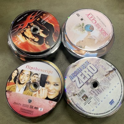 HUGE RANDOM DVD LOT OF 110 DVD'S - DISC ONLY -BULK WHOLESALE DVDS -FREE ...