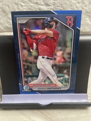 2024 Bowman Draft Chrome Roman Anthony BDC-19 TRUE BLUE Refractor /150 ...