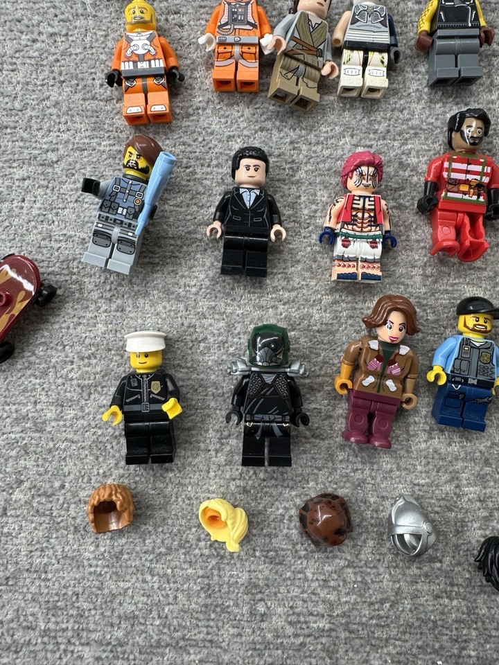 Halo Mega Blocks Mini Figures Star Wars Legos Lot Of 45 Mixed City ...