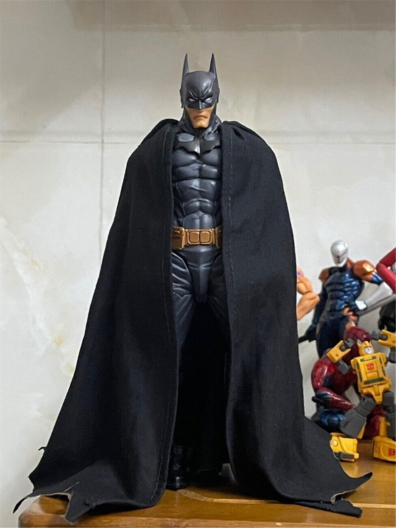 1/12 Custom Wired Cloth Cape for Mafex Batman Model Toy Collectibles No ...